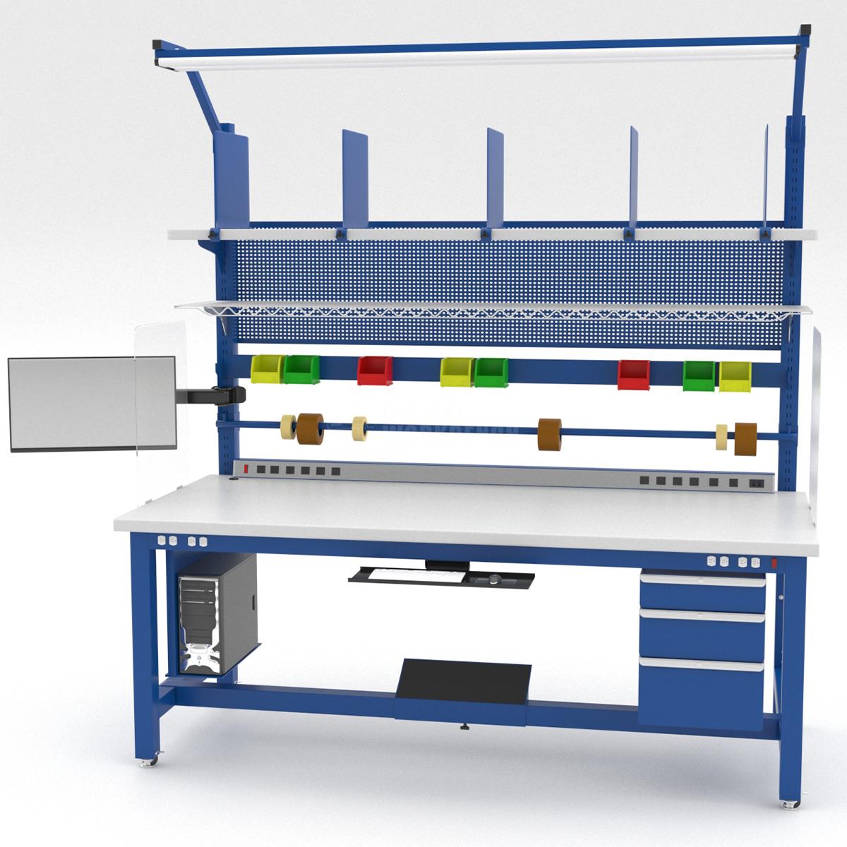 Industrial Workbench - Customize with Drawers, Storage & more